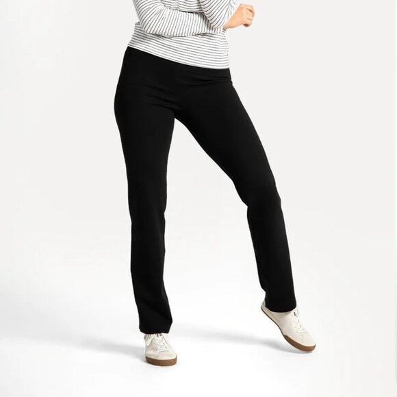Betabrand | Pants & Jumpsuits | Betabrand Black Straightleg Classic ...